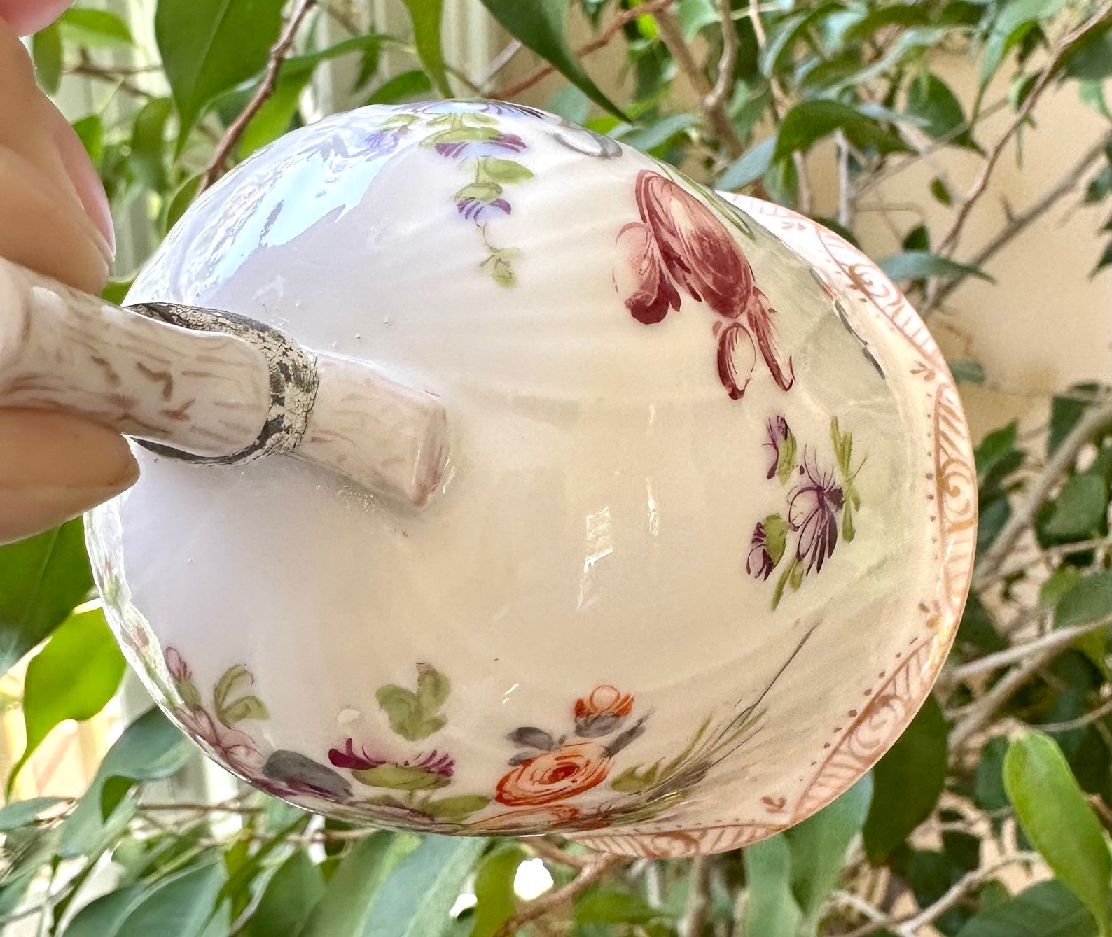 Rare Antique Dresden Franziska Hirsch 1893-1896 Porcelain Table Bell ...
