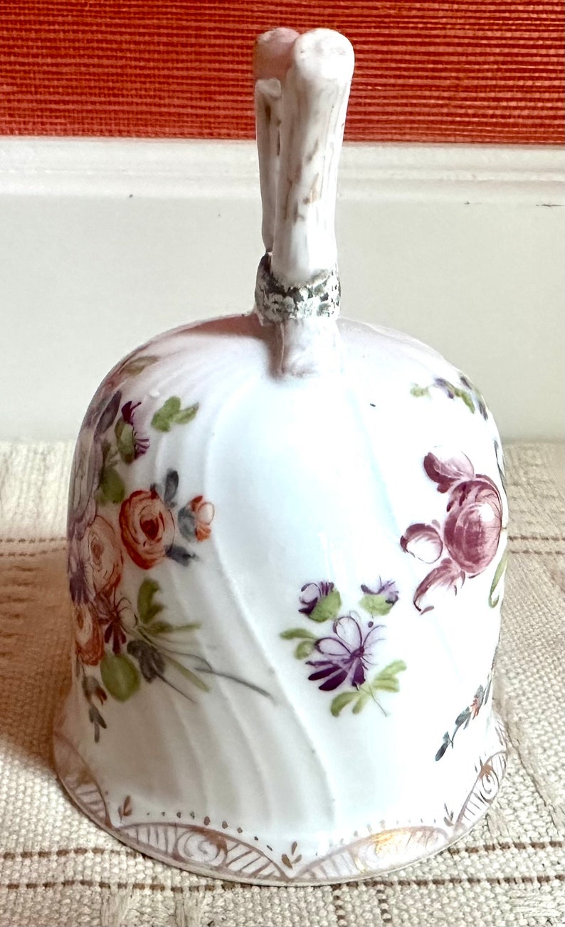 Rare Antique Dresden Franziska Hirsch 1893-1896 Porcelain Table Bell ...