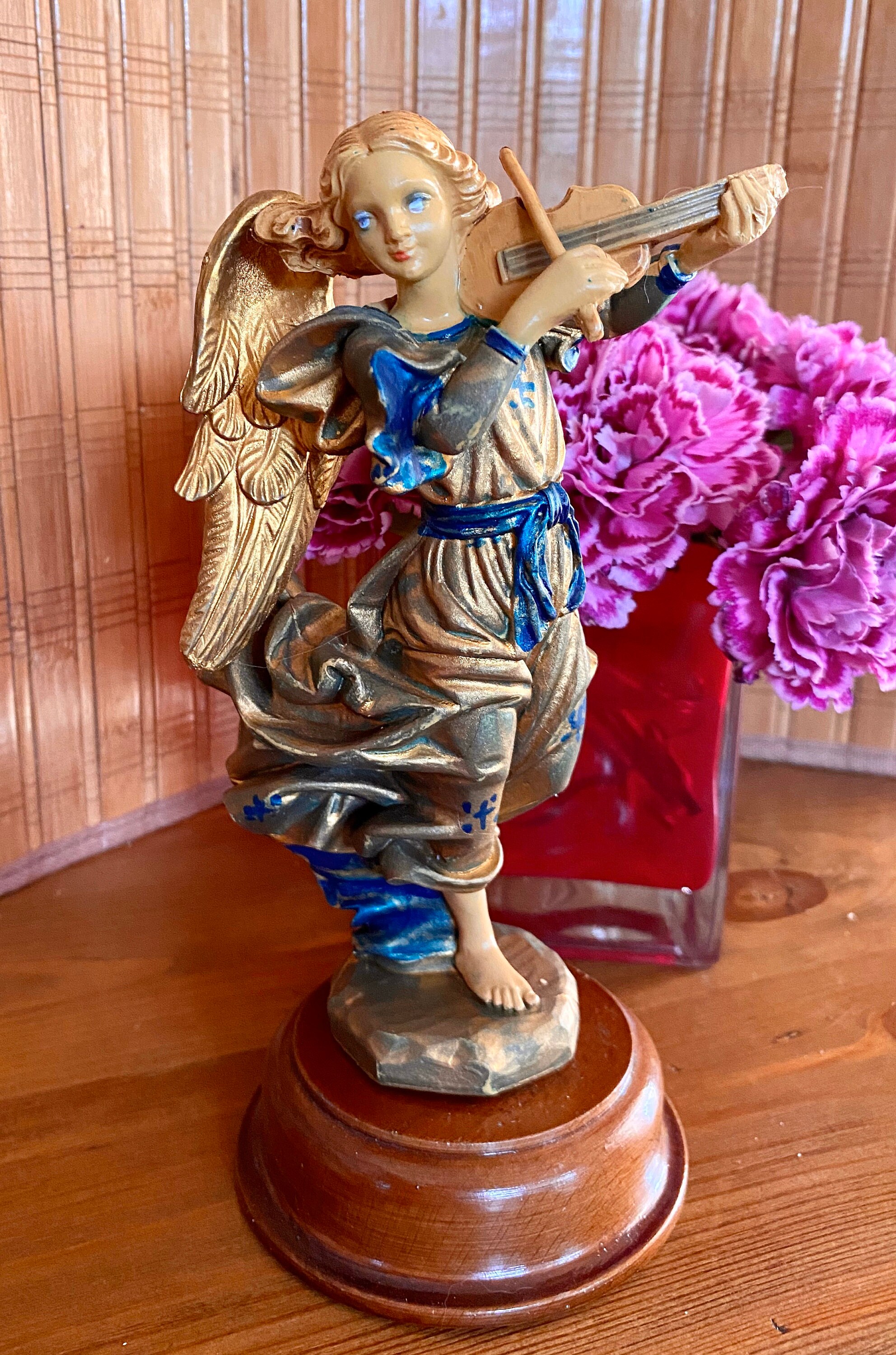 Musical Angel Playing a Violin Plays silent Night Gumps - Etsy