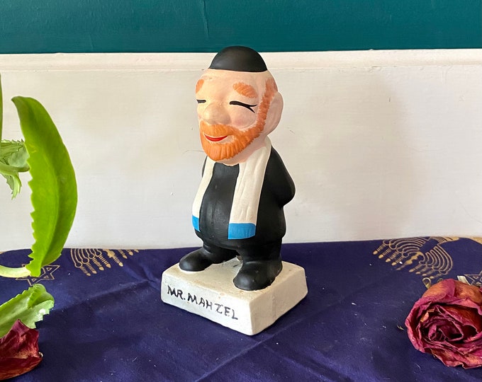 Vintage Mr. Mahzel Judaica Rabbi 6” Figure by Morey Amsterdam 1962 ...