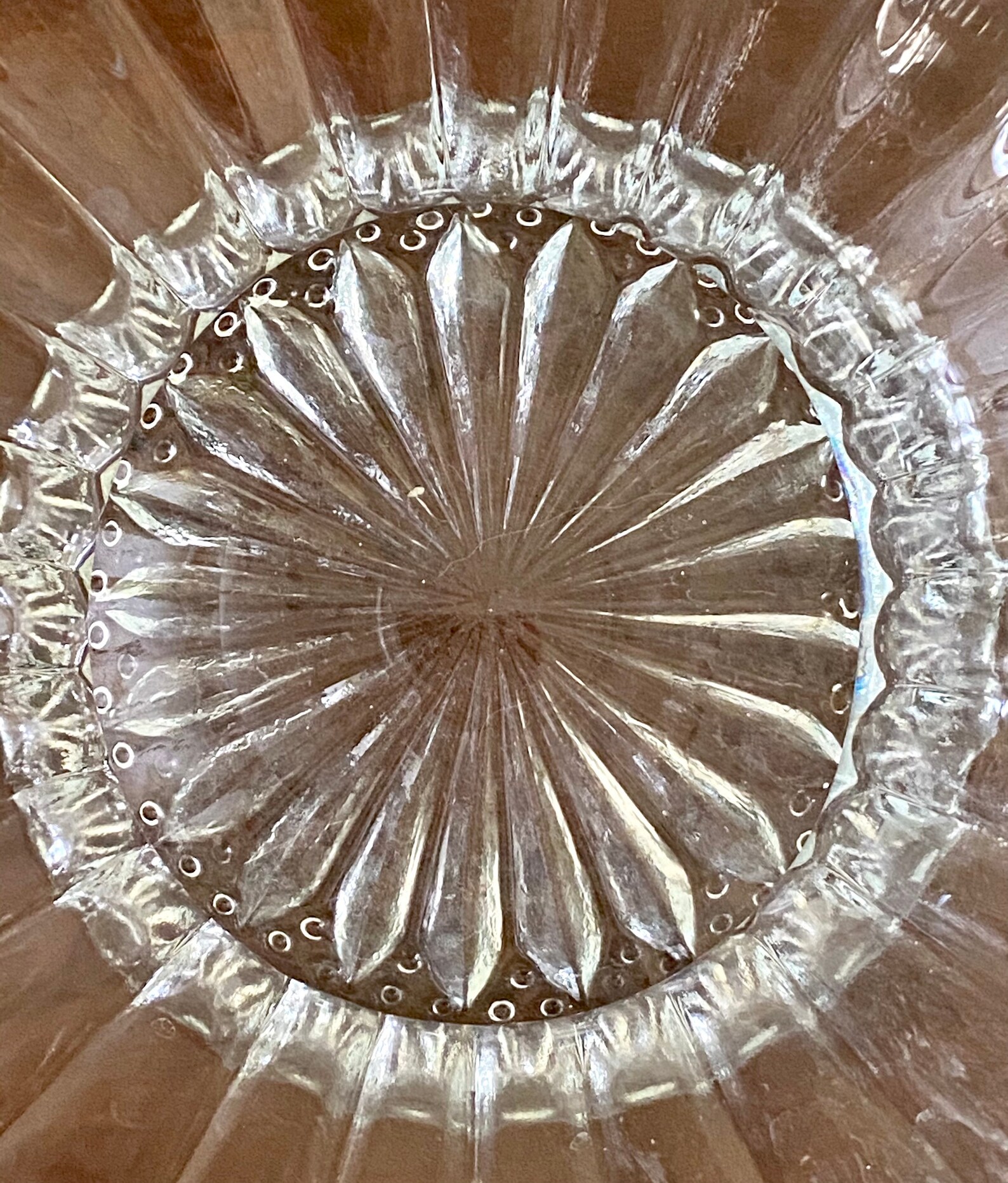 Crystal Pitcher With Removable Silver Plate Pourer, Godinger Crystal ...