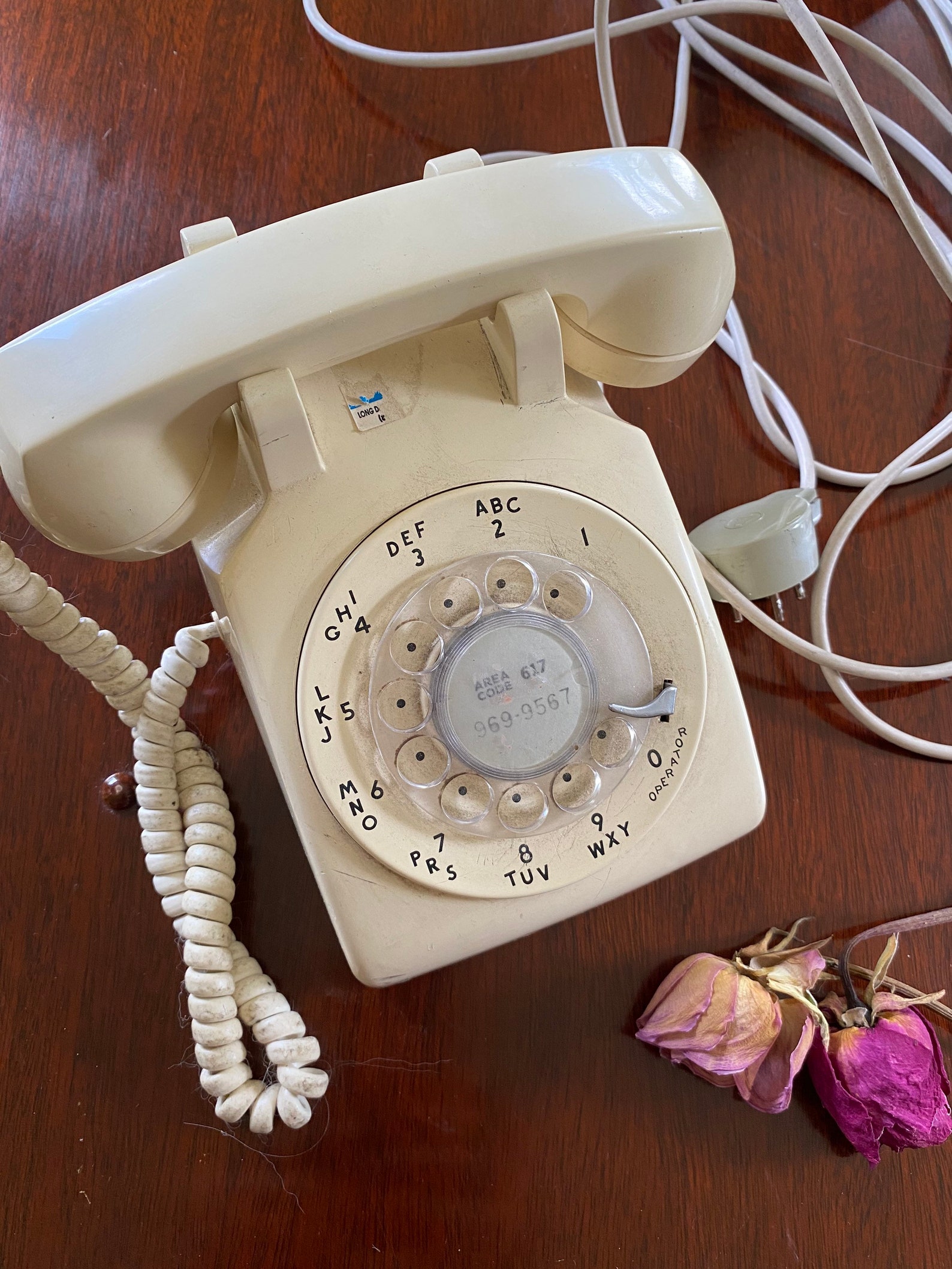 Vintage Retro Beige Rotary Desk Telephone Western Electric for - Etsy
