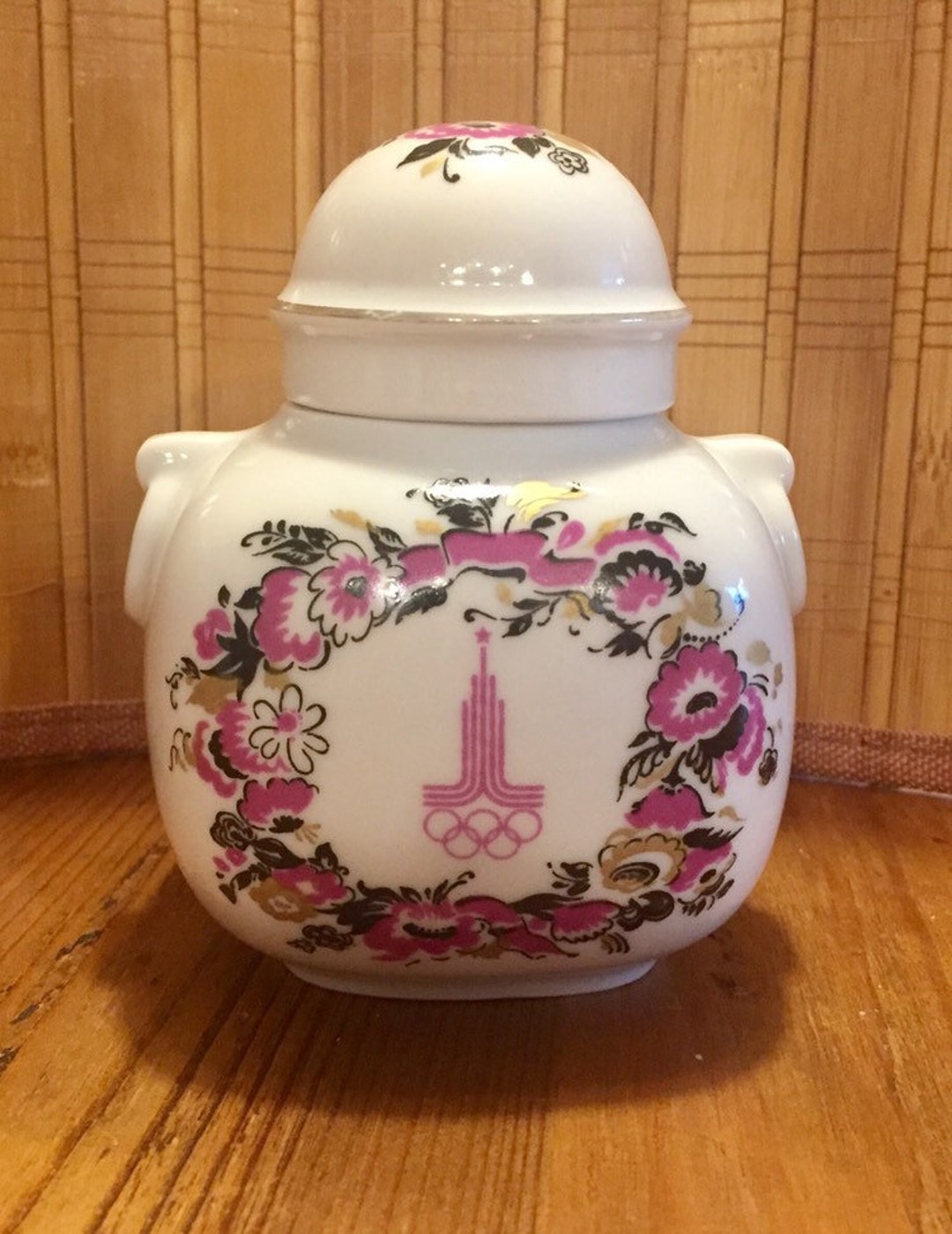 Rare Russian Soviet Era Tea Caddy by Lomonosov Porcelain LFZ Hand ...