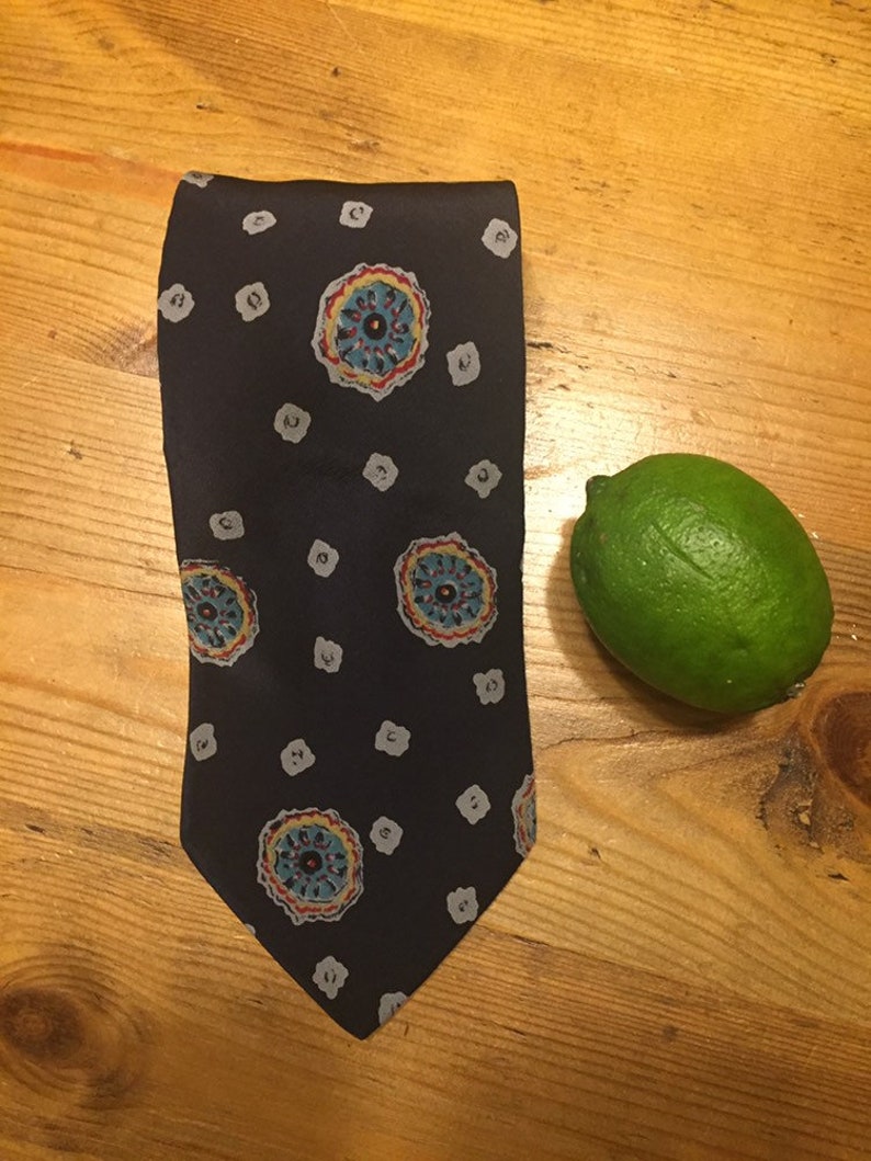 Vintage Custom Made Handmade Graphic Design Pure Silk Italian - Etsy