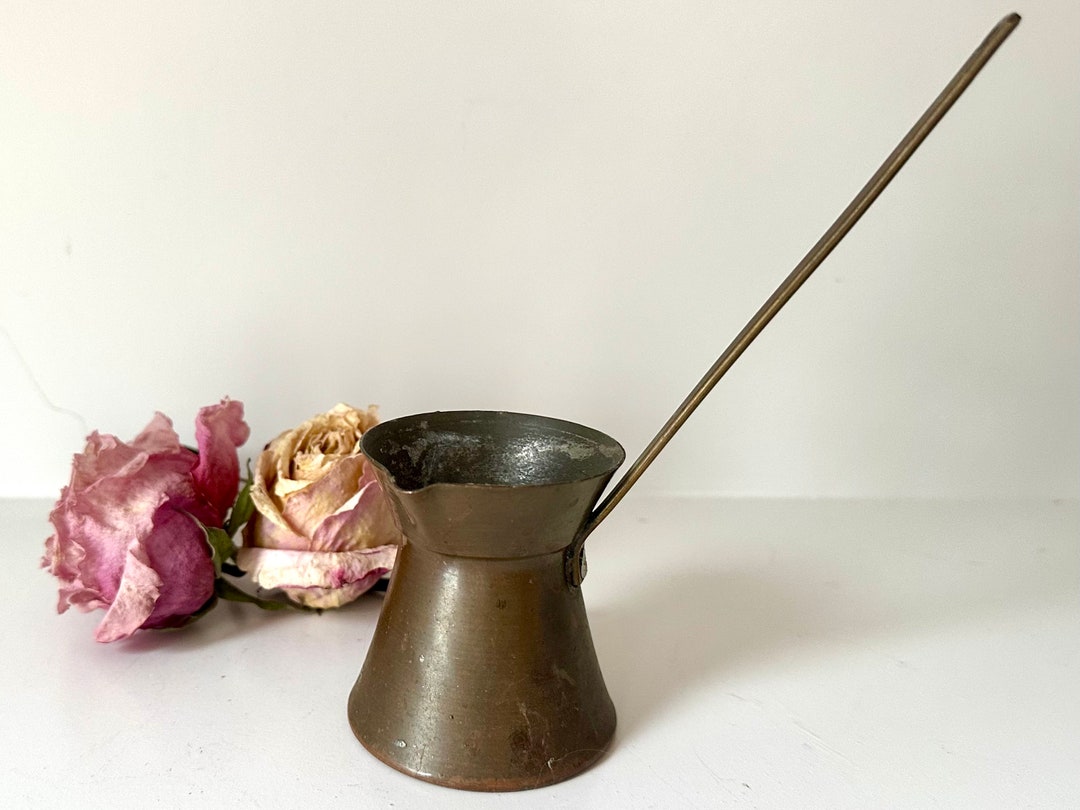 Beautiful Copper Turkish Lebanese Cezve Ibrik Coffee Pot Vintage Middle ...