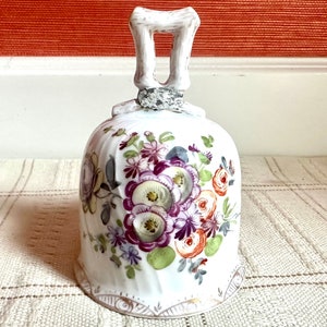 Rare Antique Dresden Franziska Hirsch 1893-1896 Porcelain Table Bell ...