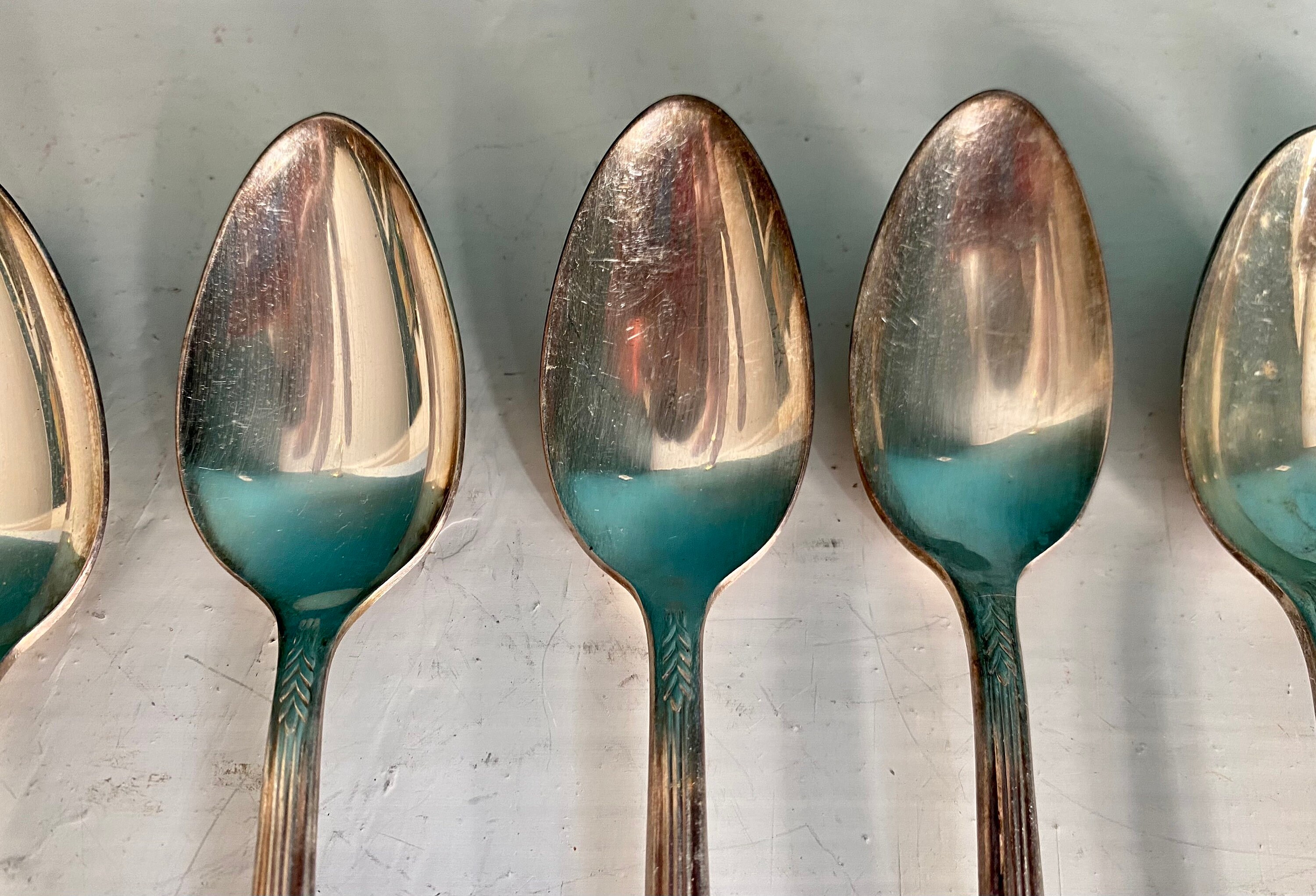 12 Silverplated Vintage Tea Spoons Teaspoons by WM Rogers - Etsy