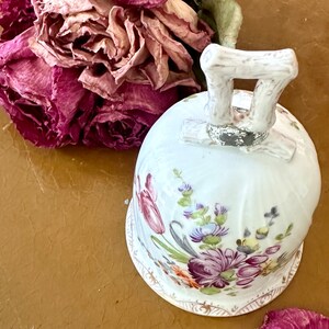 Rare Antique Dresden Franziska Hirsch 1893-1896 Porcelain Table Bell ...