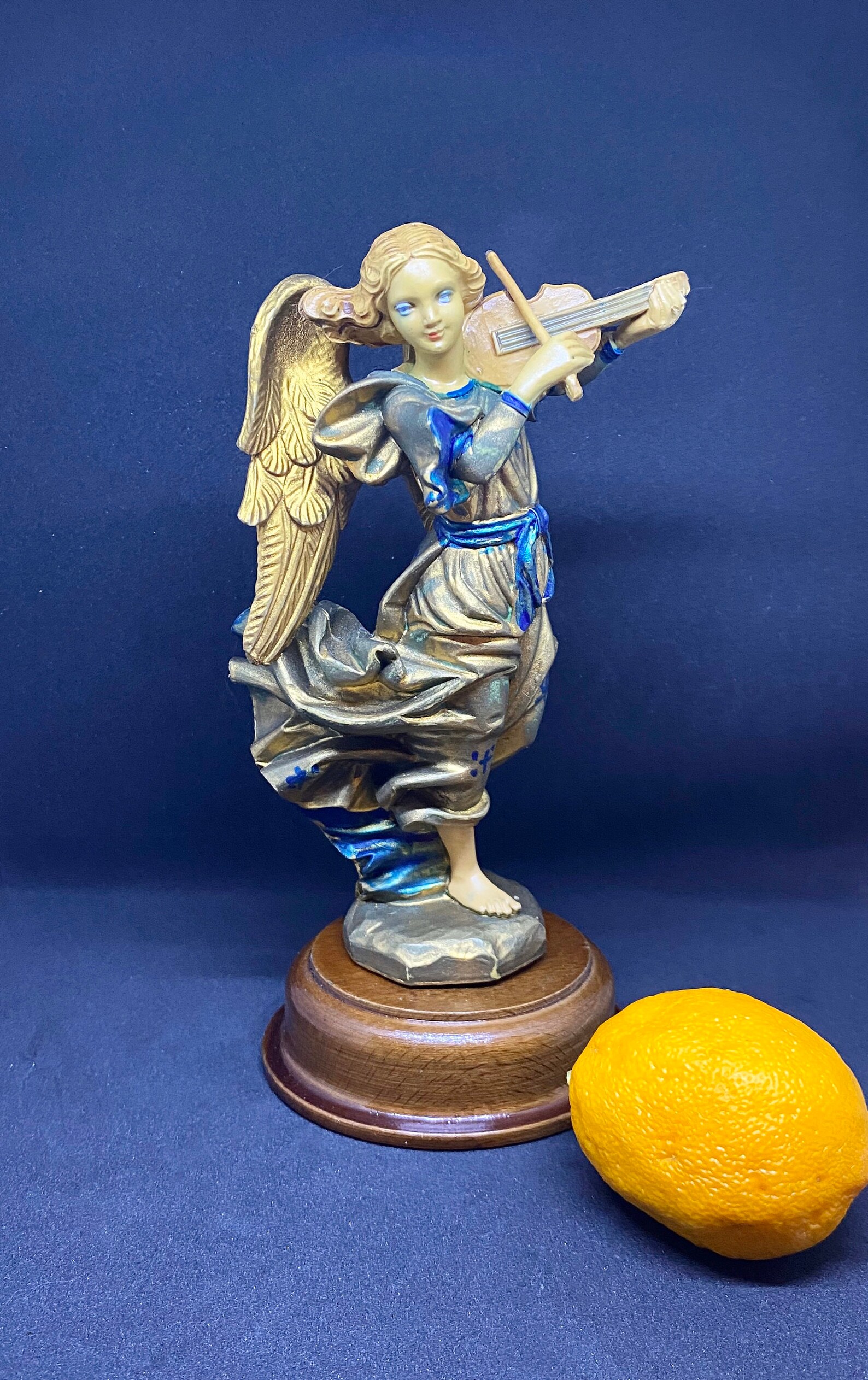 Musical Angel Playing a Violin Plays silent Night Gumps - Etsy