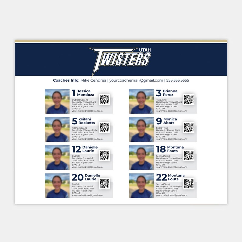 Softball Team Profile, Showcase Profile, Softball Player Profile ...