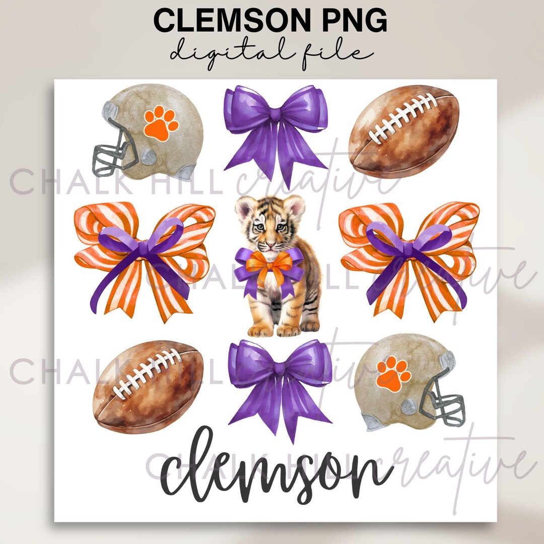 Clemson University PNG Tigers PNG College Football PNG School Spirit ...