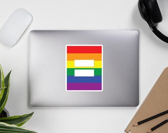 LGBTQ Equality Rainbow Vinyl Sticker Gay Pride LGBTQ - Etsy