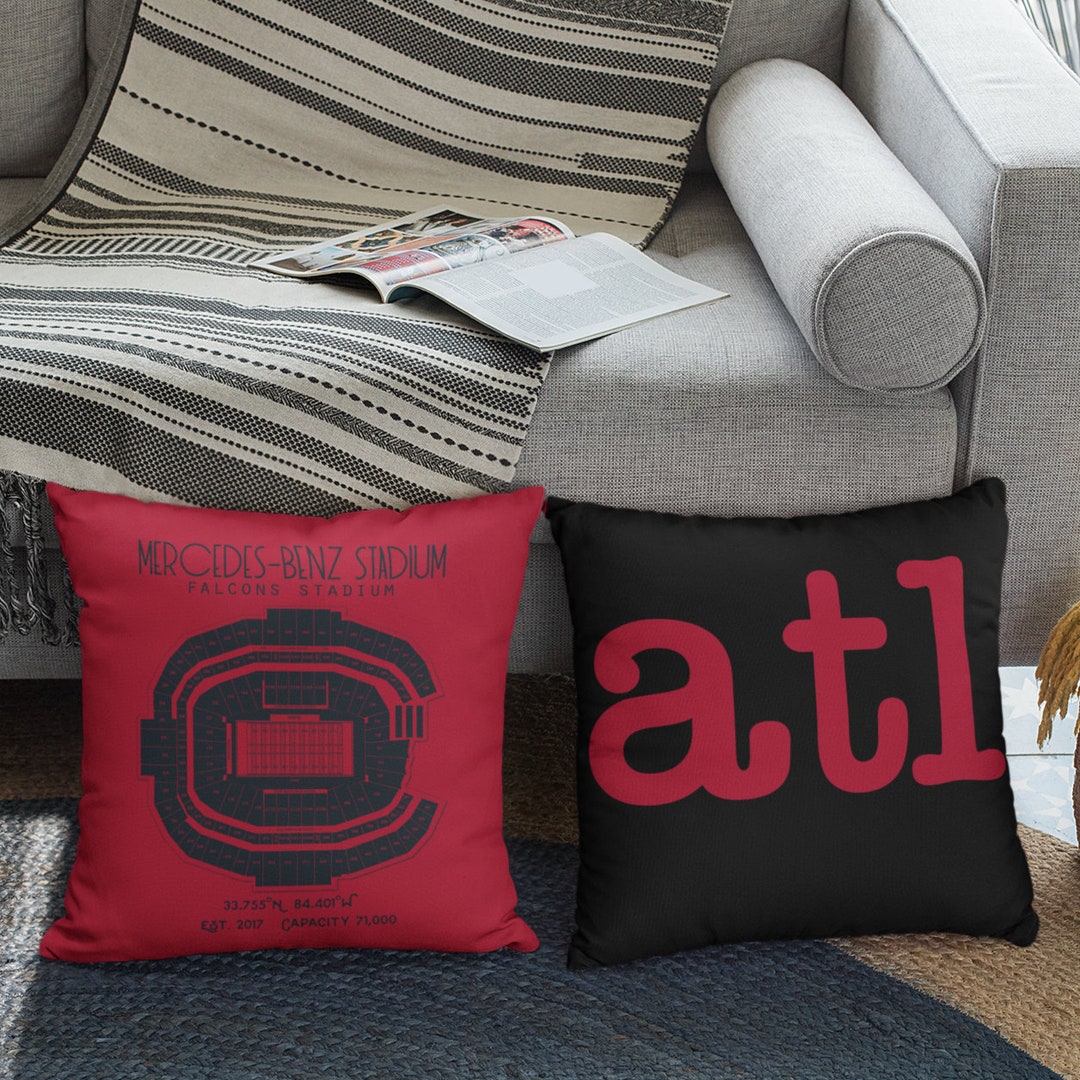 Atlanta Falcons Football Stadium & City Pillows - Etsy