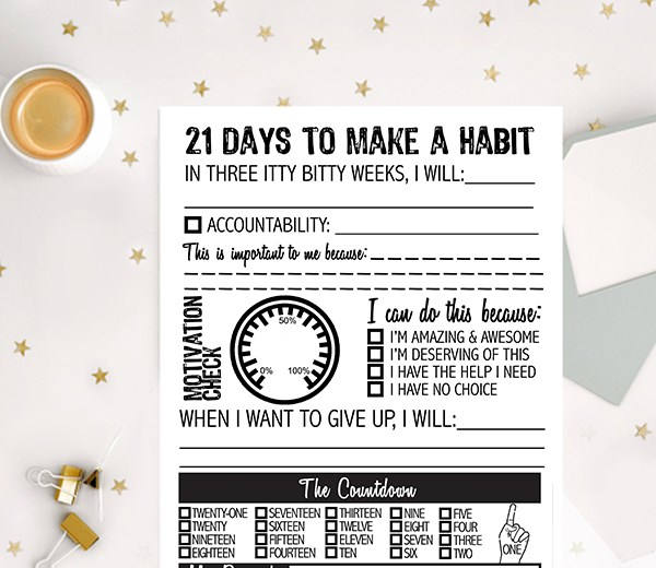 Paper Paper & Party Supplies Digital Habit Tracker for IPad and Tablet ...
