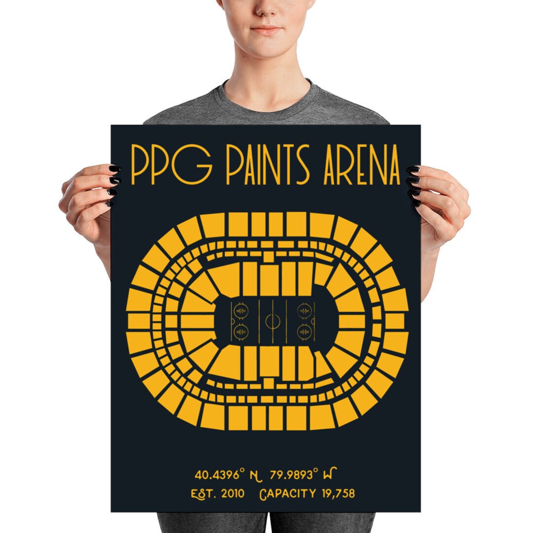 PPG Prints Arena Pittsburgh Penguins Stadium Poster Print - Etsy