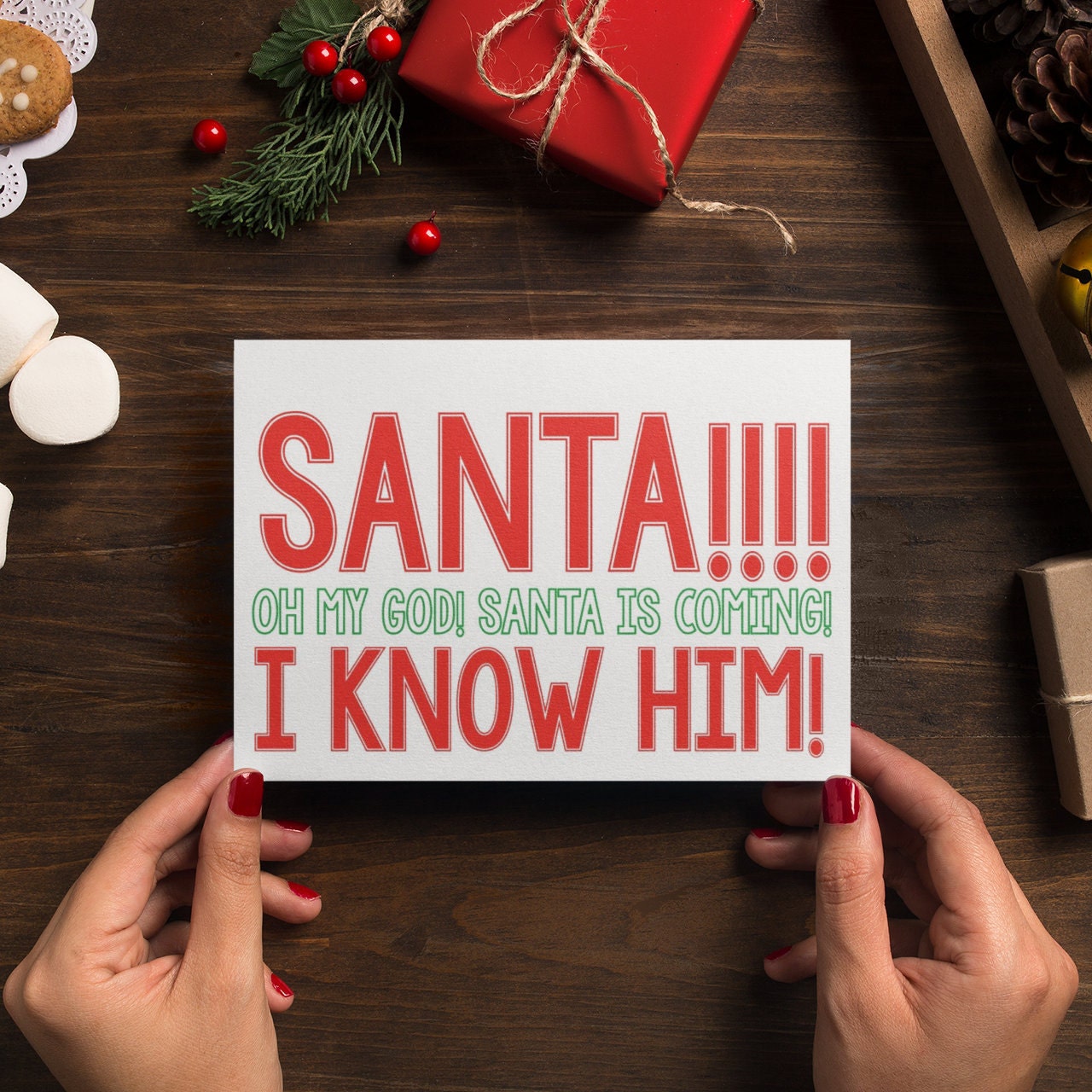 Snarky Christmas Cards Collection | Etsy