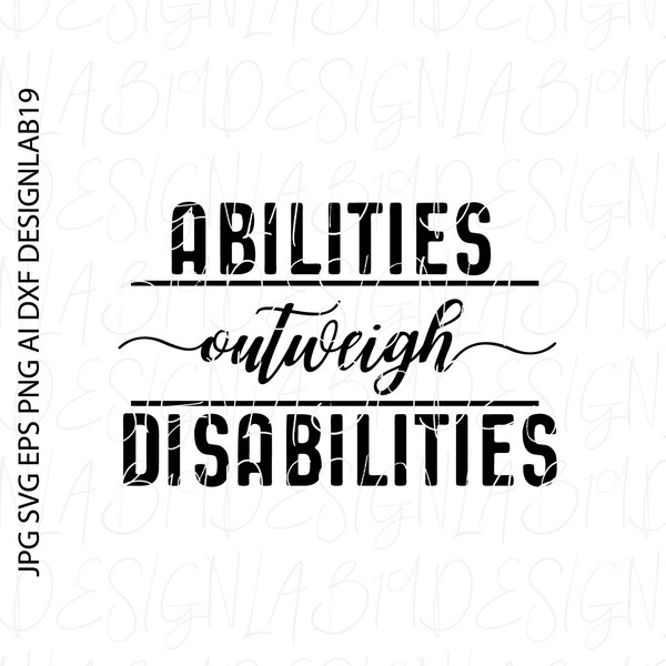 Disability Svg - Etsy