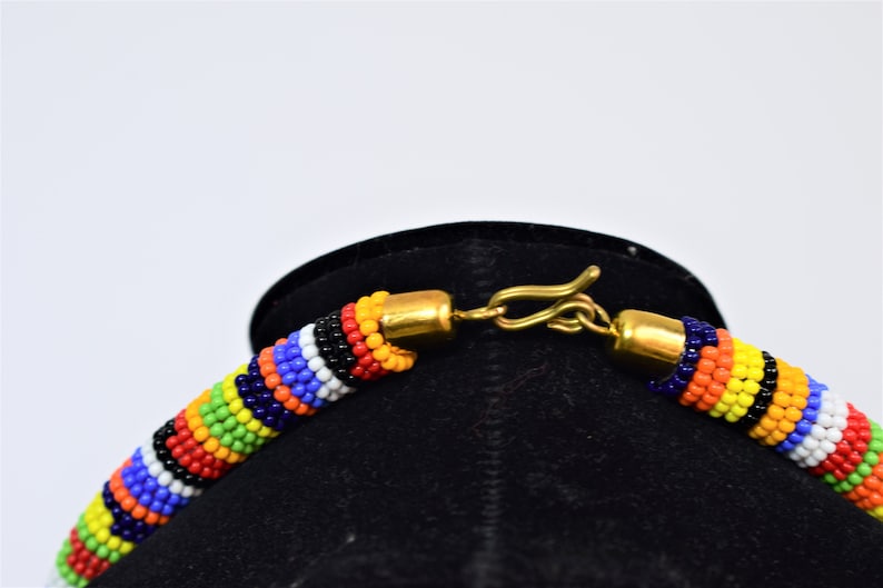 African Necklace African Jewelry Handmade Beaded Necklace | Etsy