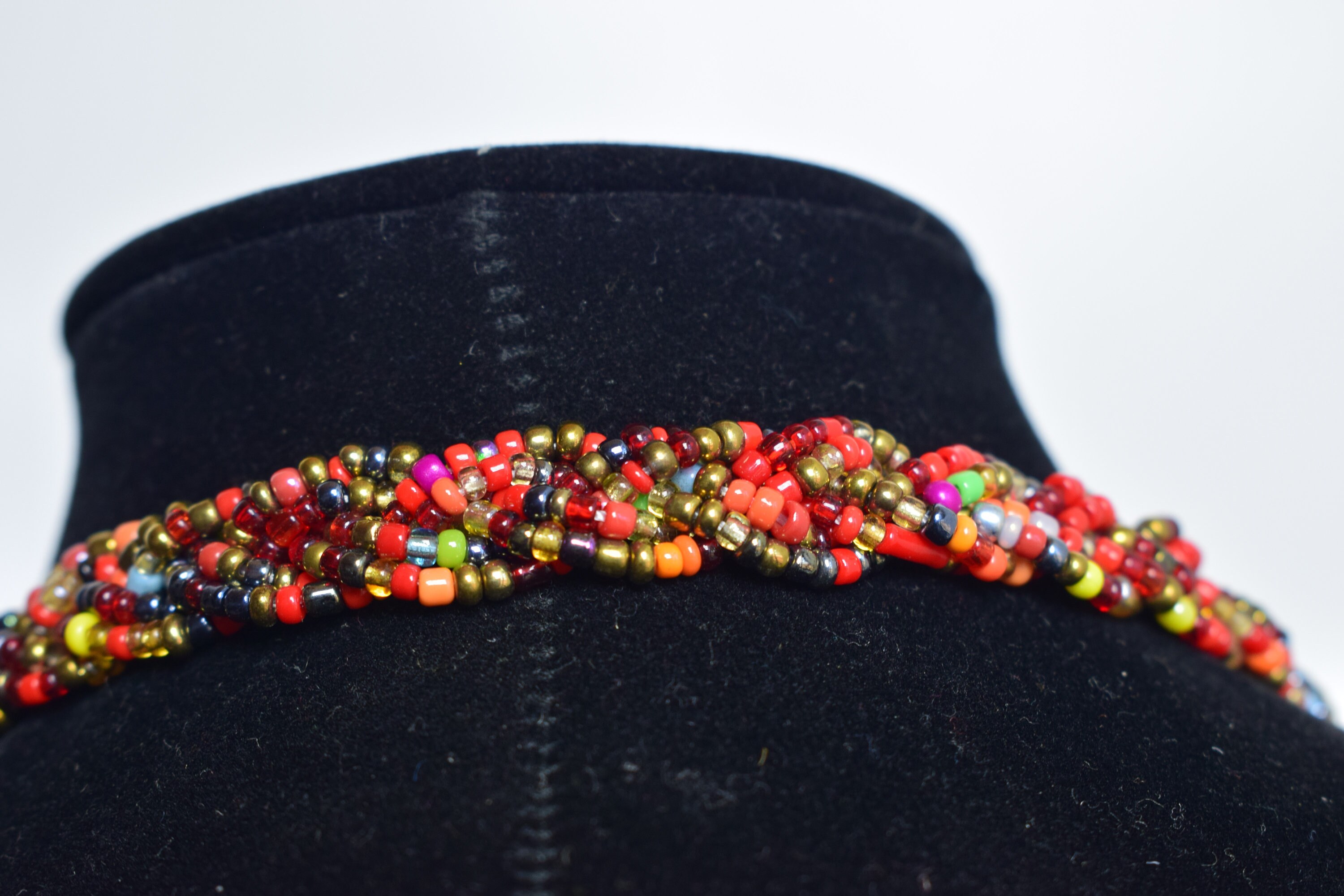 African Necklace African Jewelry Handmade Beaded Necklace | Etsy