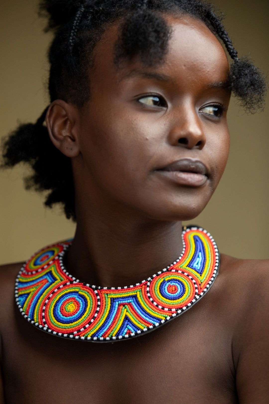 African Handmade Cowrie Shell Necklace |chunky |ethnic |tribal |unique ...