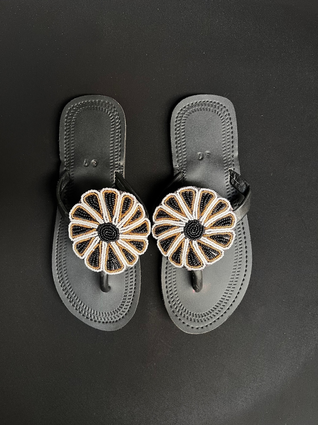 African Maasai Handmade Leather Sandals for Women, Spring Summer Shoes ...