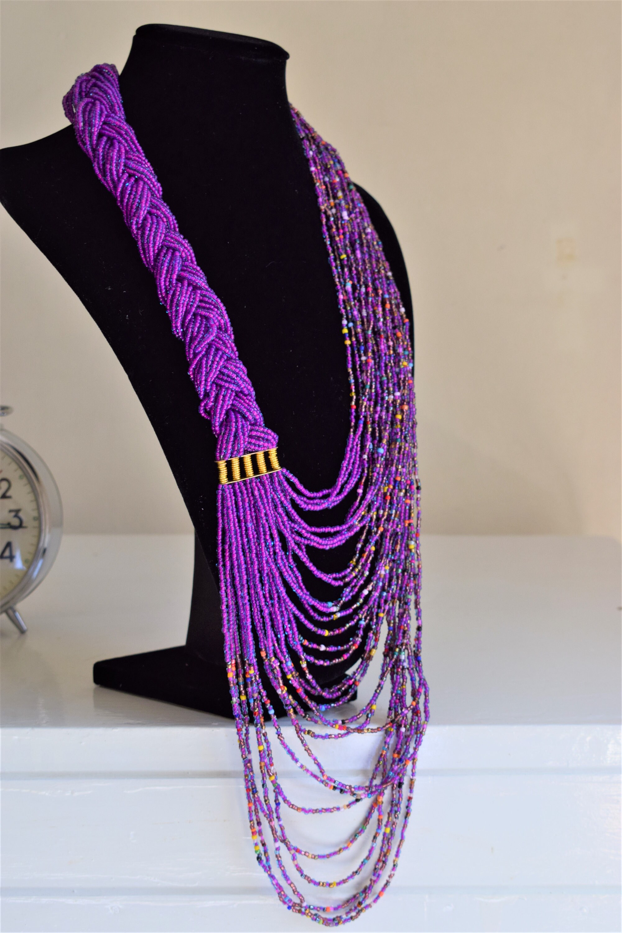 African Necklace African Jewelry Handmade Beaded Necklace | Etsy