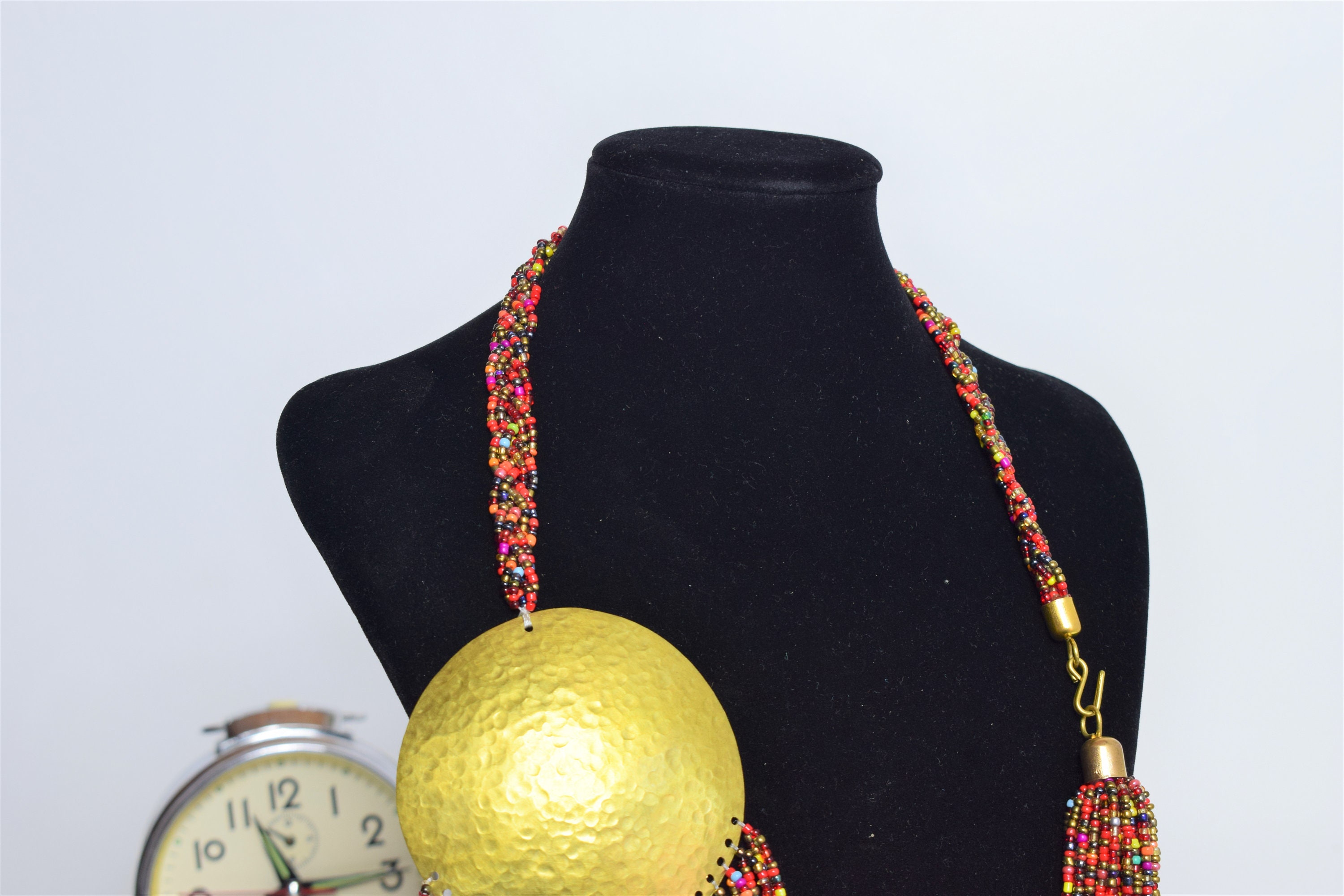 African Necklace African Jewelry Handmade Beaded Necklace | Etsy