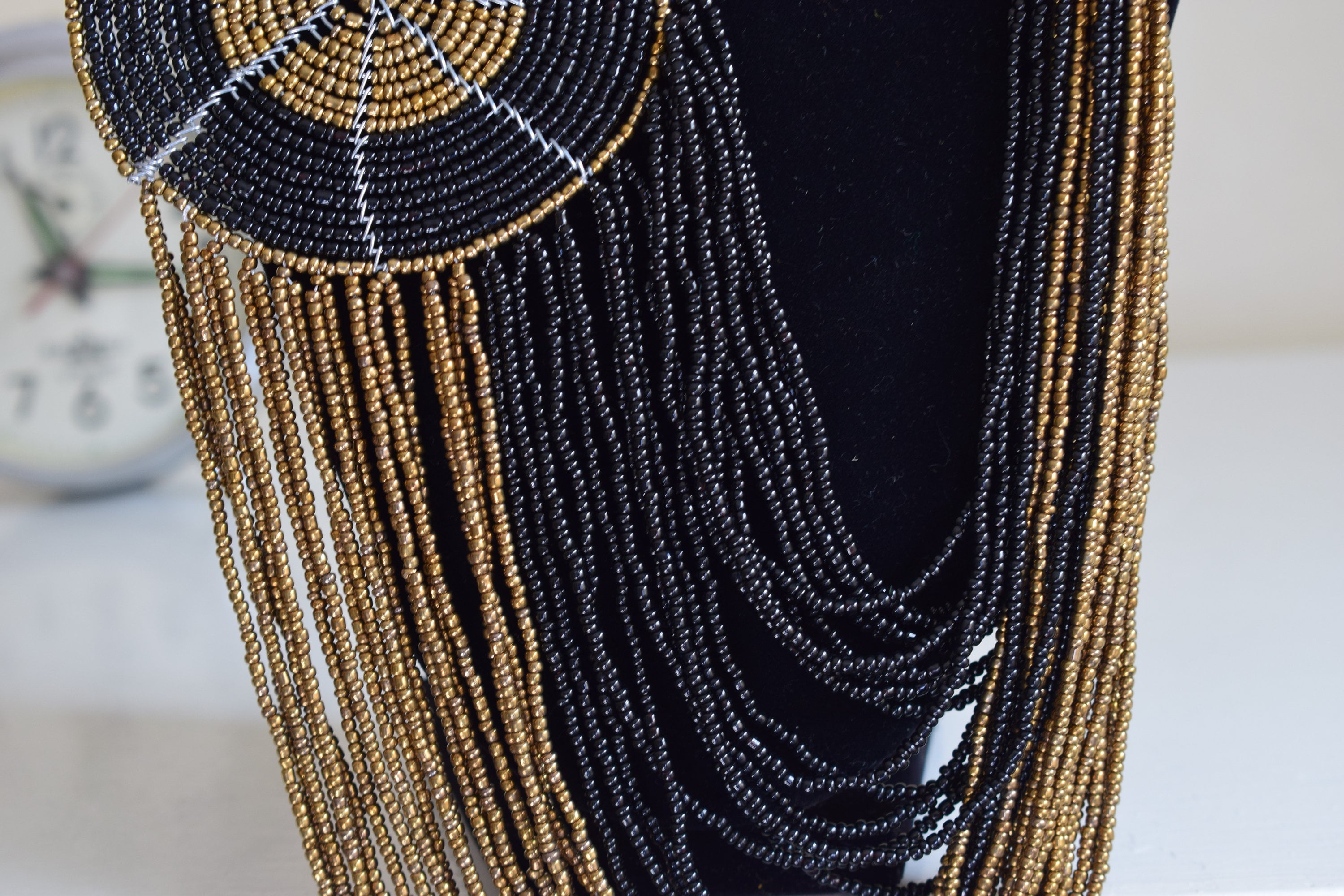 Handmade Zulu Beaded Necklace | Chunky African Tribal Jewelry - Etsy