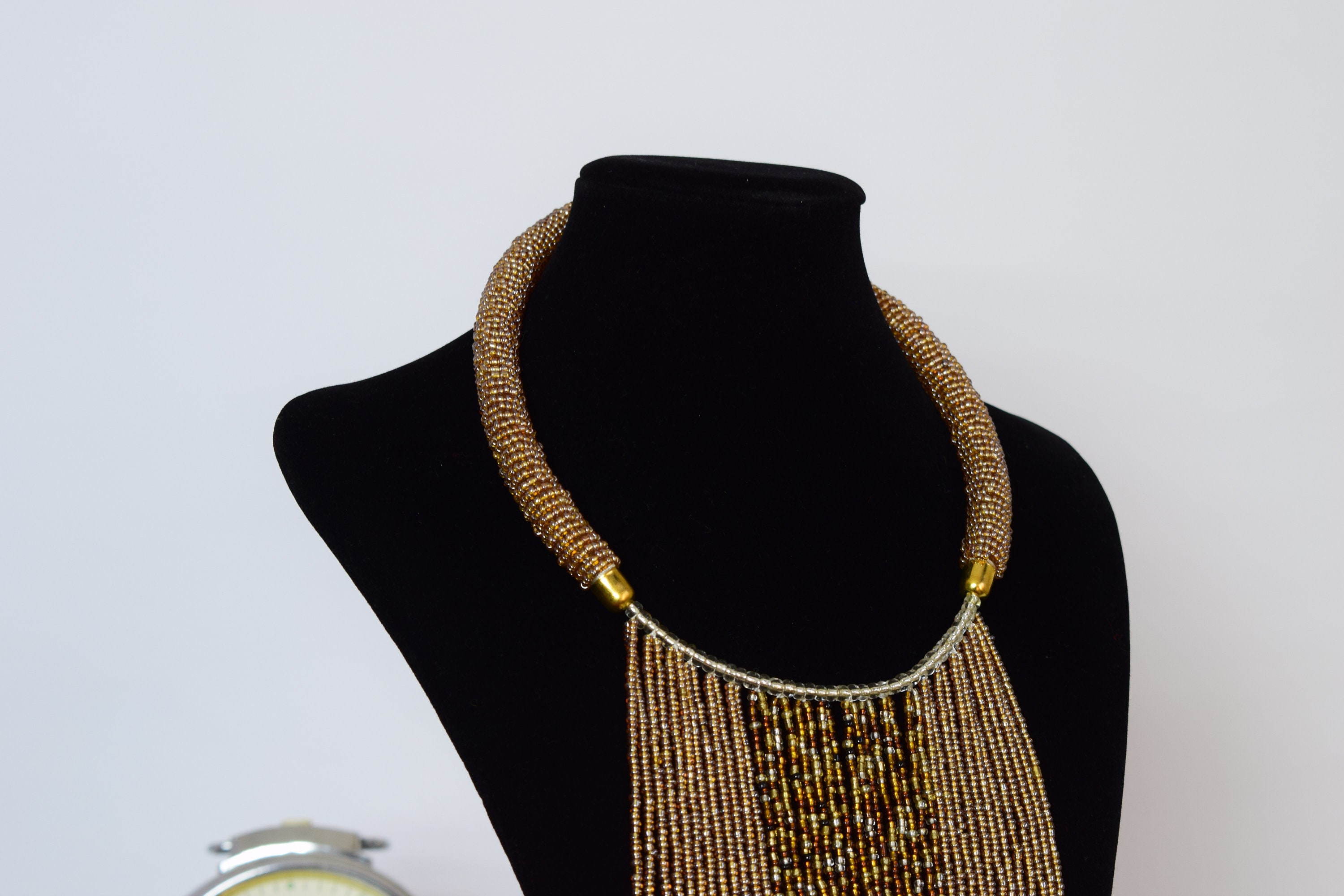 African Necklace african Jewelry handmade beaded Necklace - Etsy