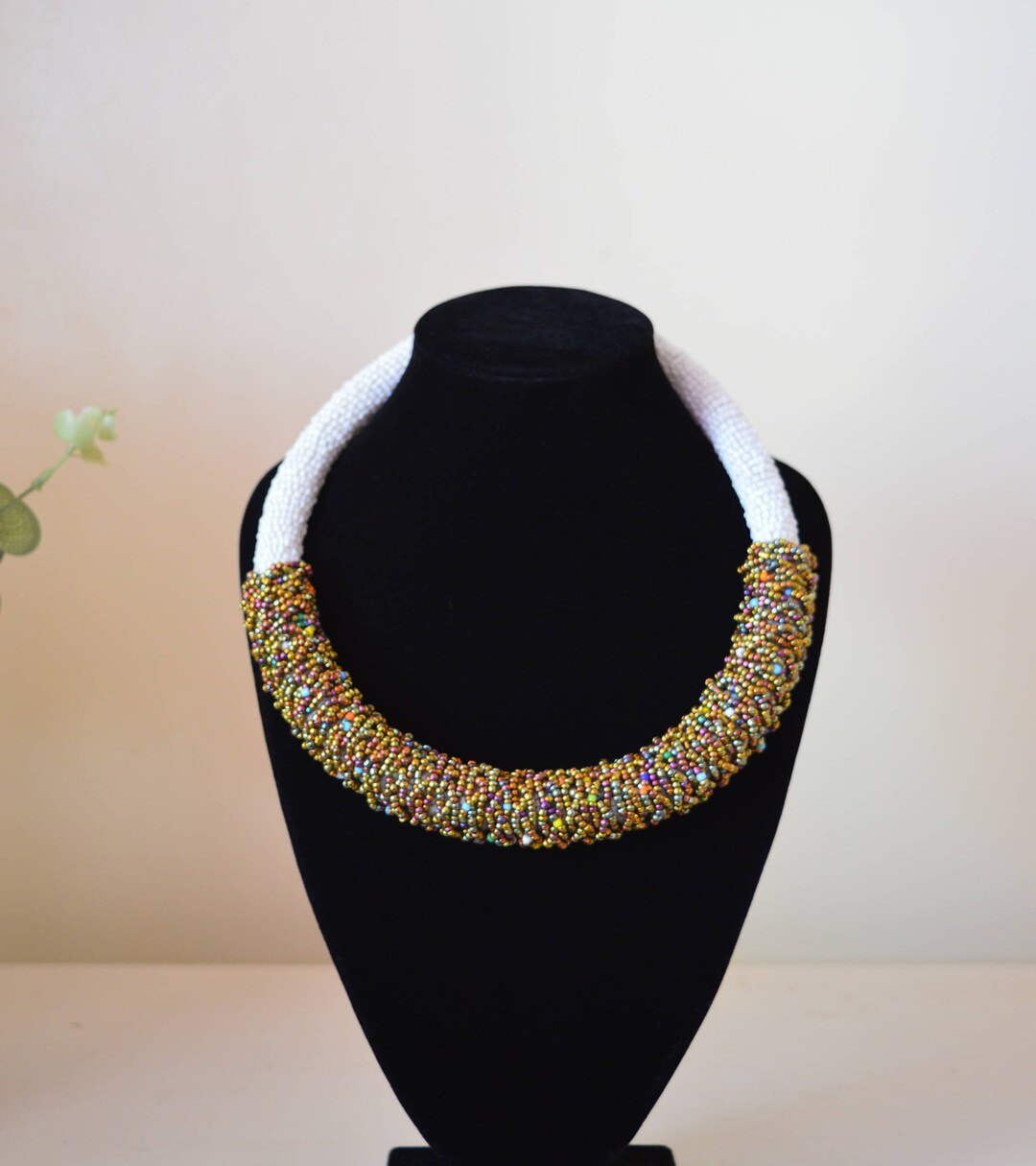 African Maasai Handmade Beaded Necklace |tribal Necklace |zulu |multi ...