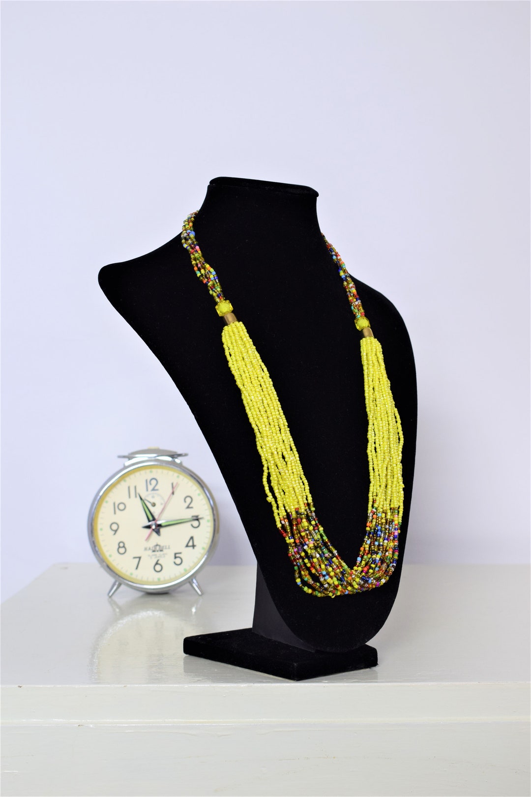 Collana africana/Gioielli africani/Fatto a mano/Collana di - Etsy Italia