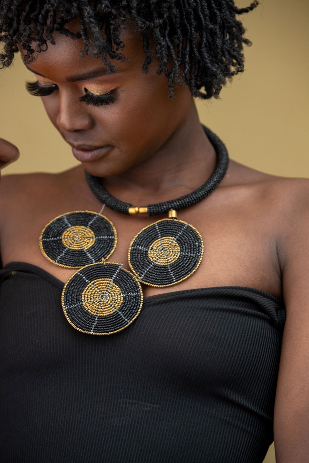 On Sale, African Necklace ,african Handmade Jewelry, Beaded Necklace ...