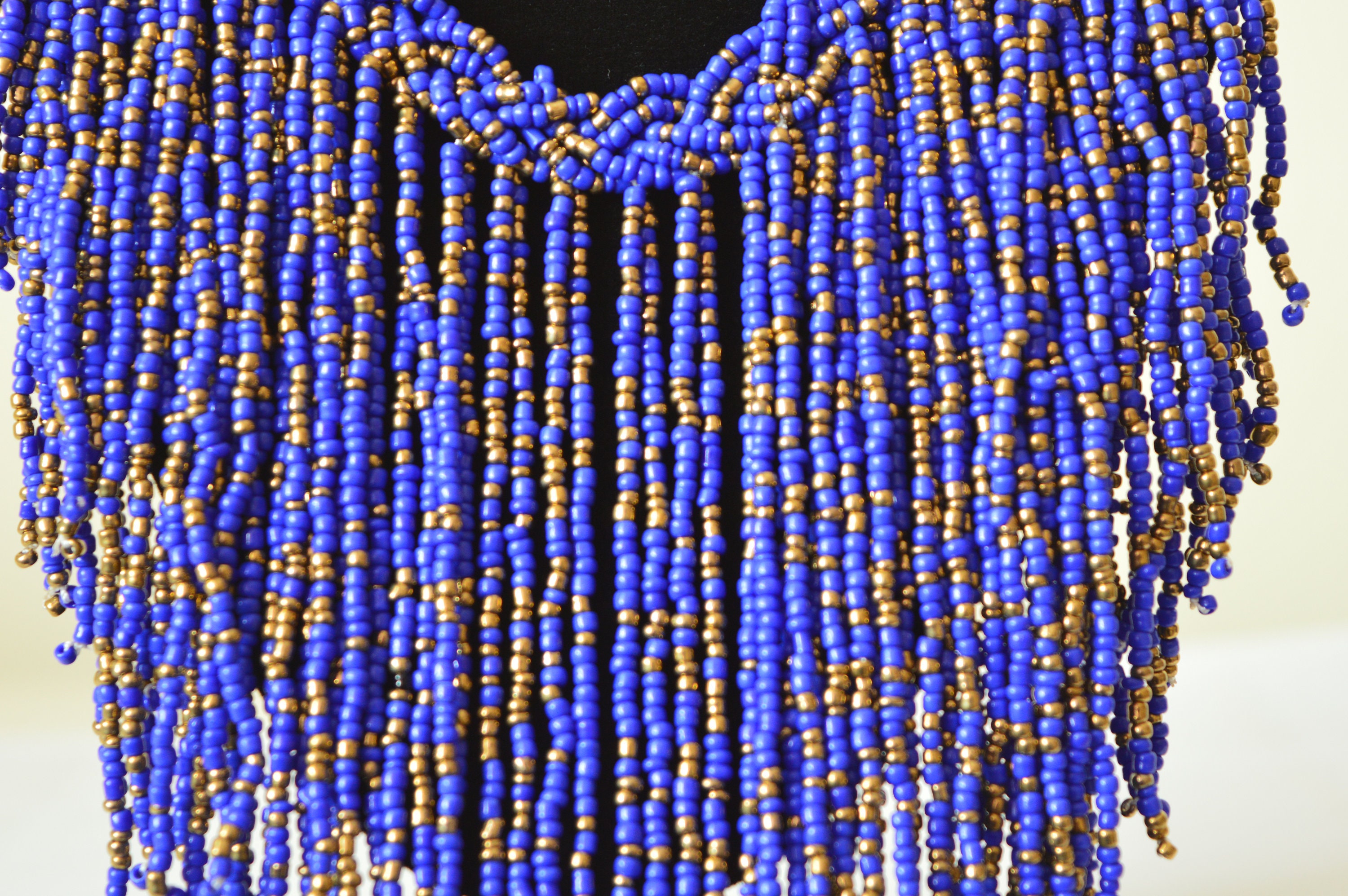 African Maasai Handmade Beaded Necklace tribal chunky Zulu - Etsy