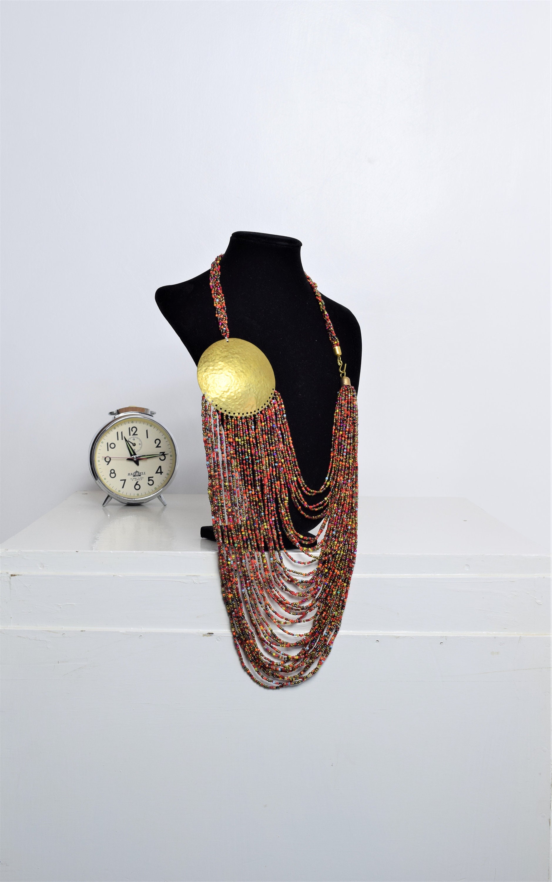 African Necklace african Jewelry handmade beaded Necklace - Etsy