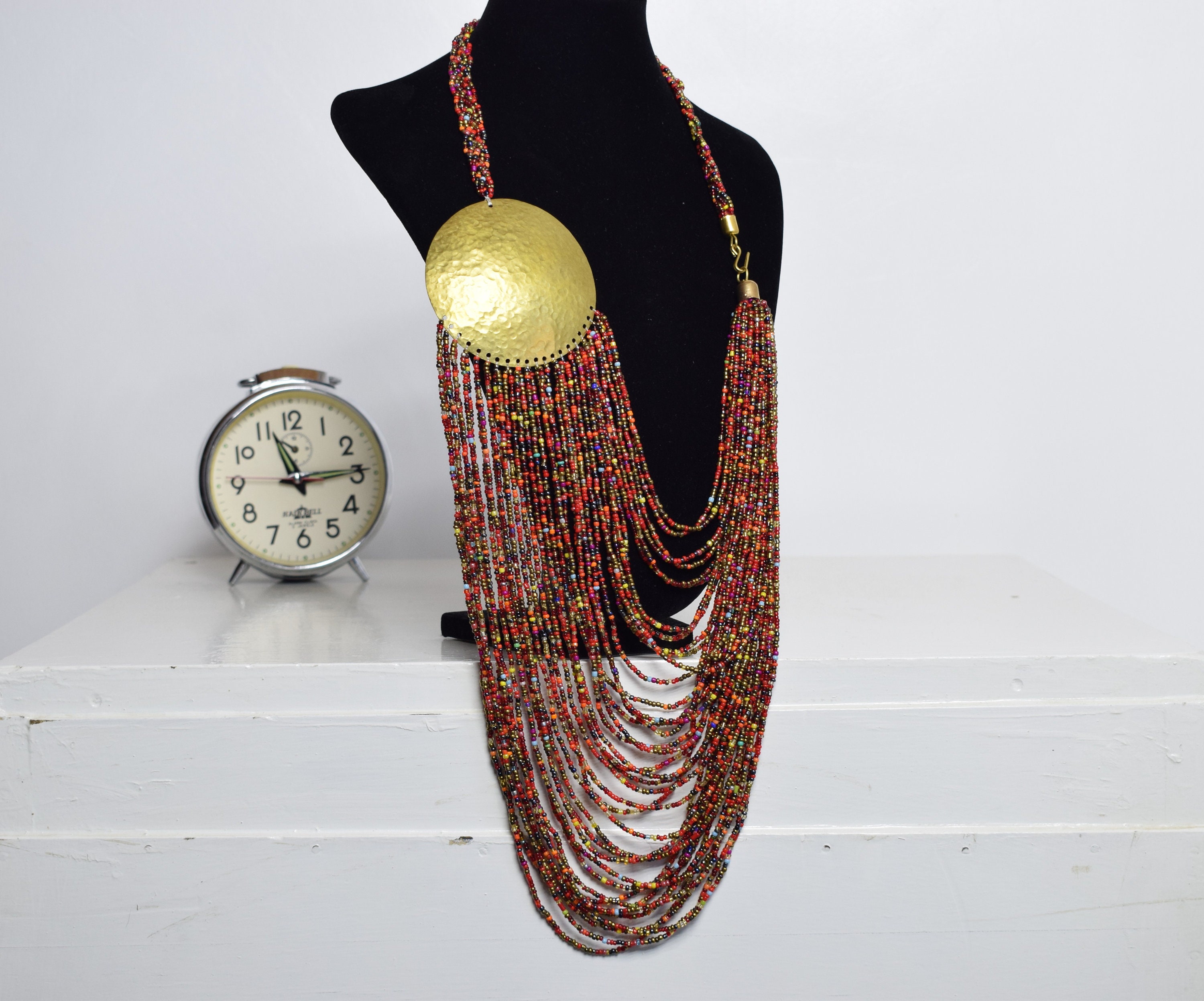 Handcrafted Maasai Beaded Necklace | African Tribal Jewelry - Etsy