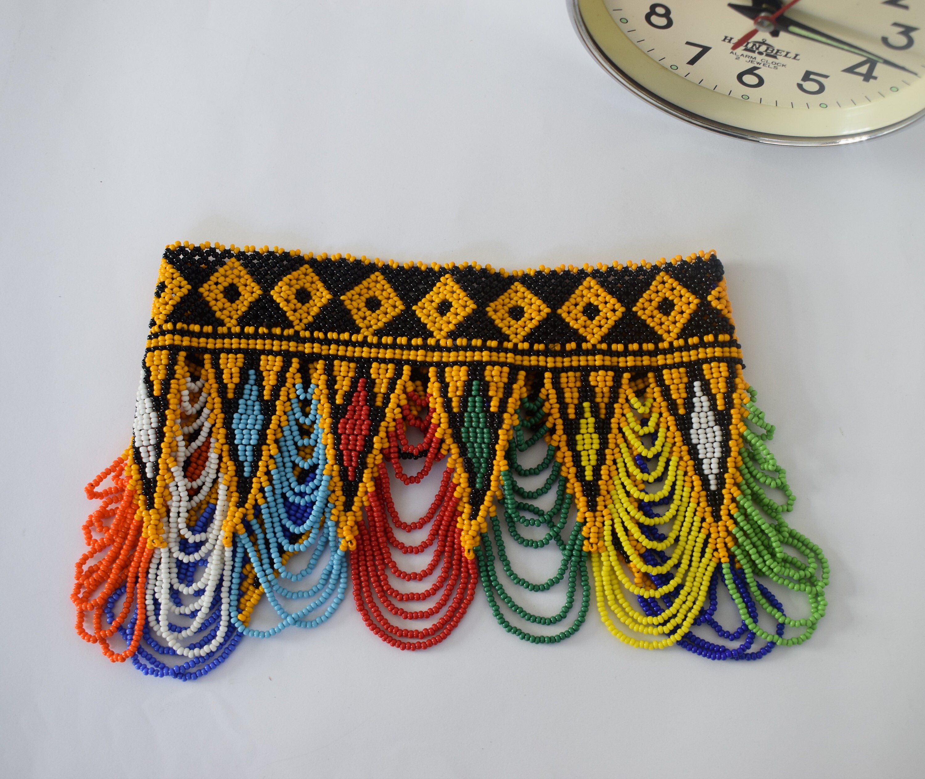 African Maasai Handmade Beaded Choker Necklace |chunky |ethnic |tribal ...
