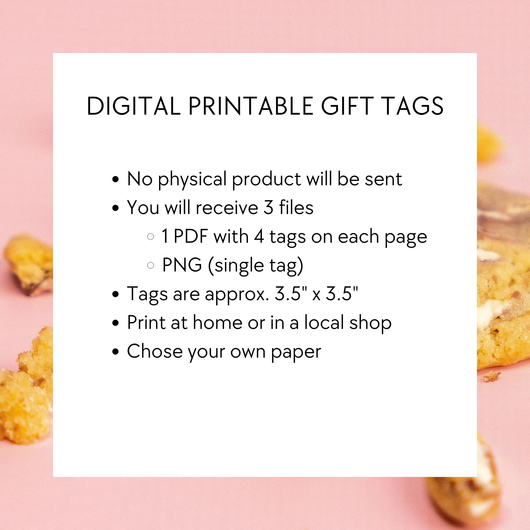 Crumble Thank You PRINTABLE Gift Tag, Teacher Appreciation Gift Tag ...