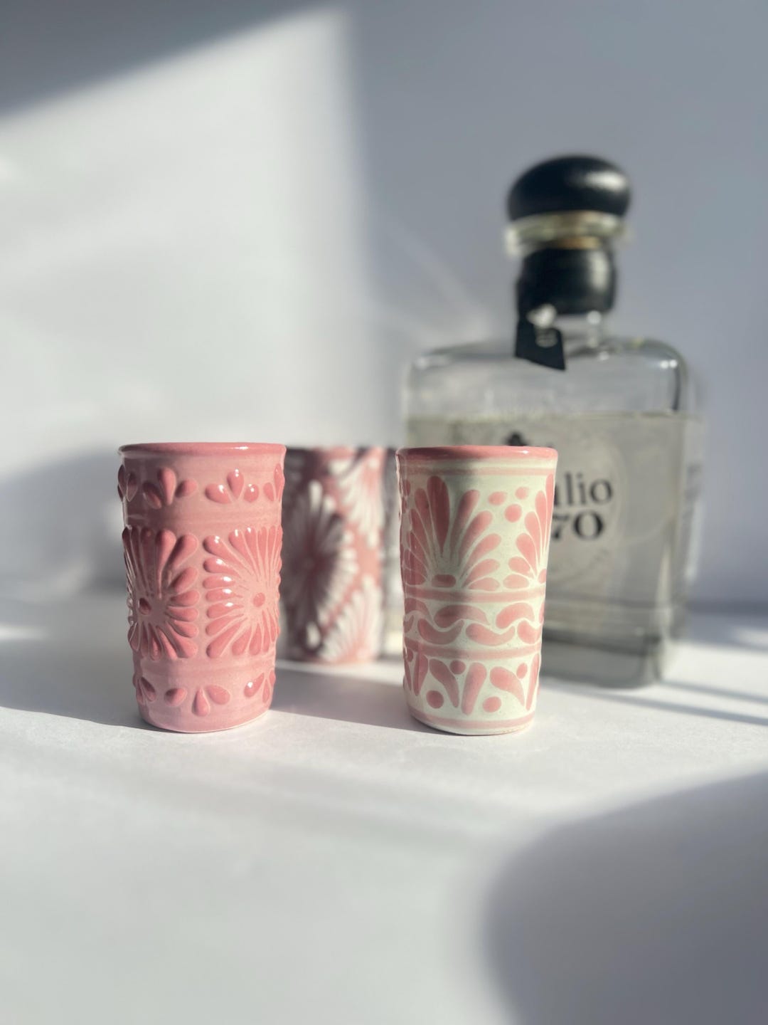 Charming Pink Talavera Shot Glass, Talavera Shot Glass - Ideal for ...