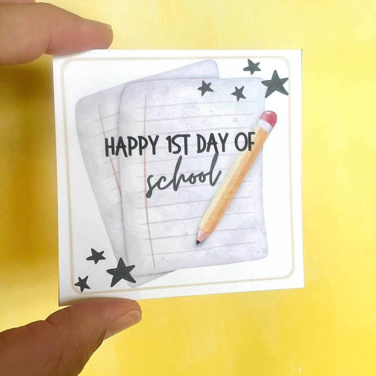 Teacher Gift Tag, Back to School, Happy 1st Day of School, Back to ...