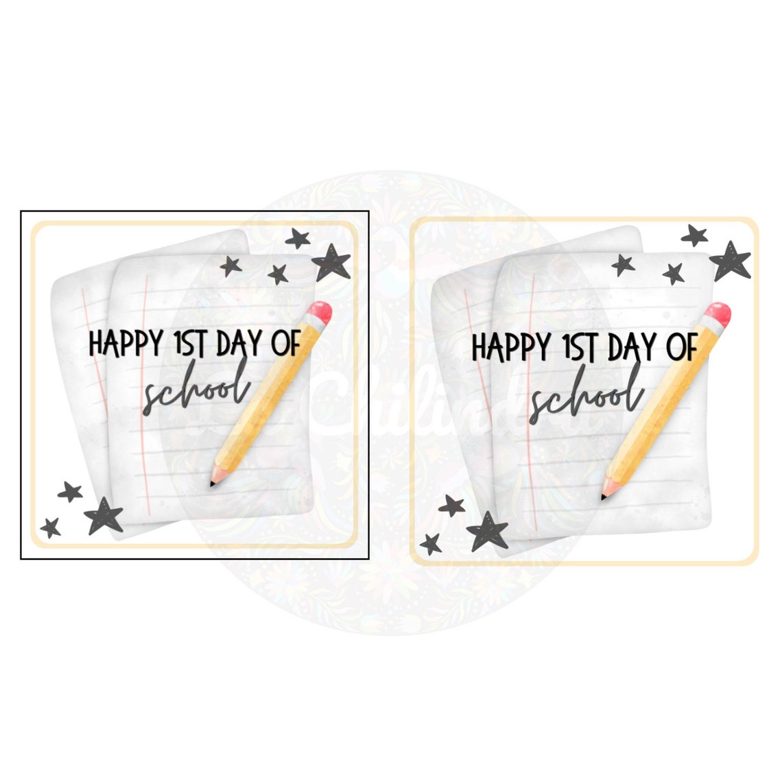 Teacher Gift Tag, Back to School, Happy 1st Day of School, Back to ...