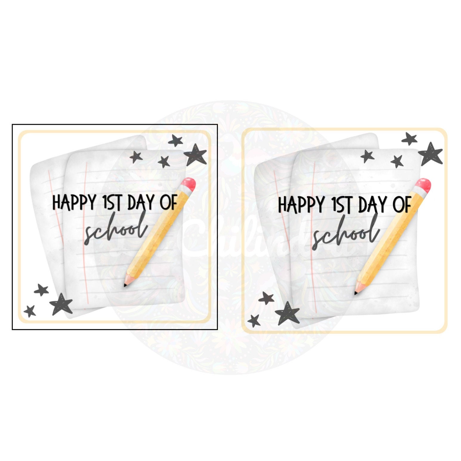 Teacher Gift Tag, Back to School, Happy 1st Day of School, Back to ...