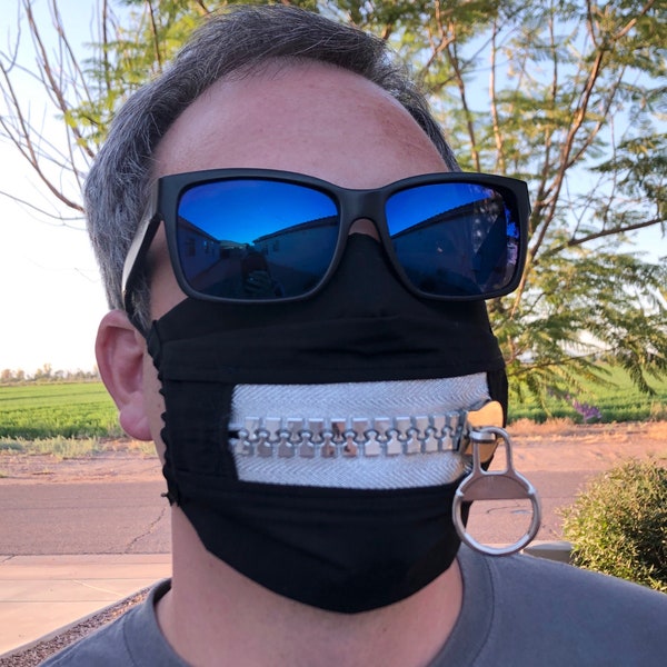 Zipper Face Mask - Etsy