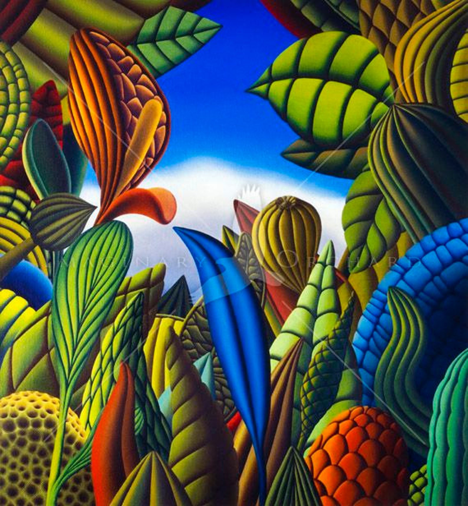 Plants and Fruits in an Imaginary Exotic Forest #5. Imaginary Plants ...