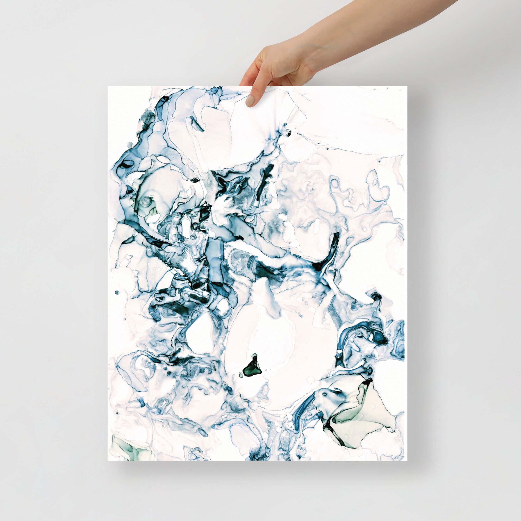 Abstract Art Print Original Painting Prints Alcohol Ink Art - Etsy