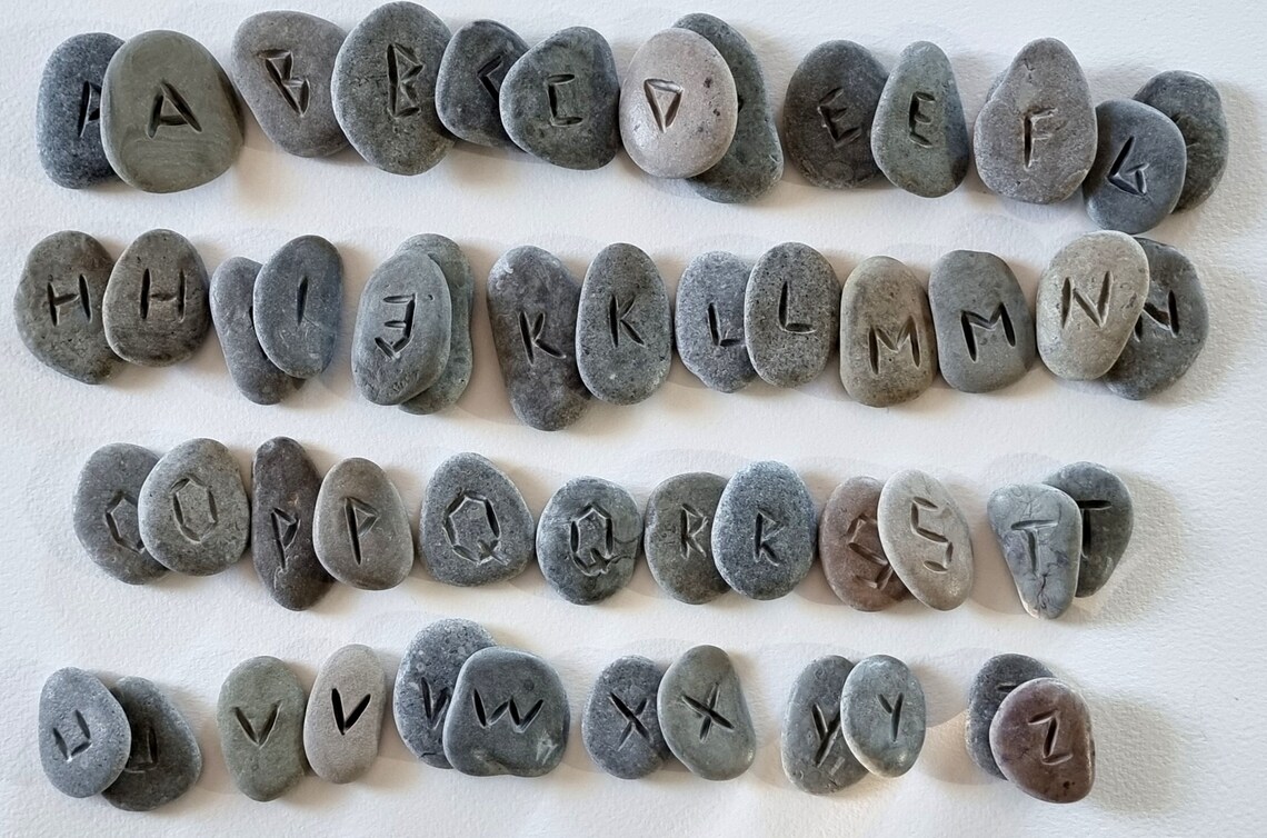 English Alphabet, Engraved Stones, Engraved Alphabet, Toddler Preschool ...