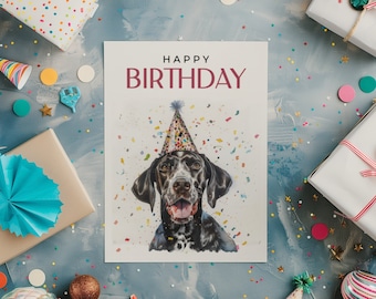 Bloodhound Birthday Card - Etsy