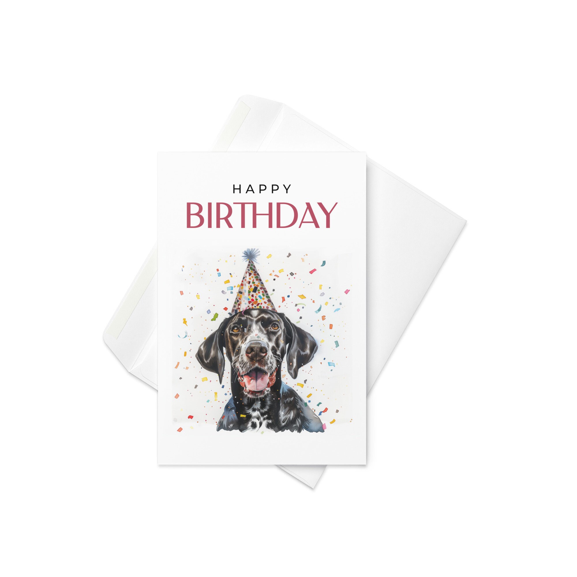 German Shorthaired Pointer Birthday Card - Etsy