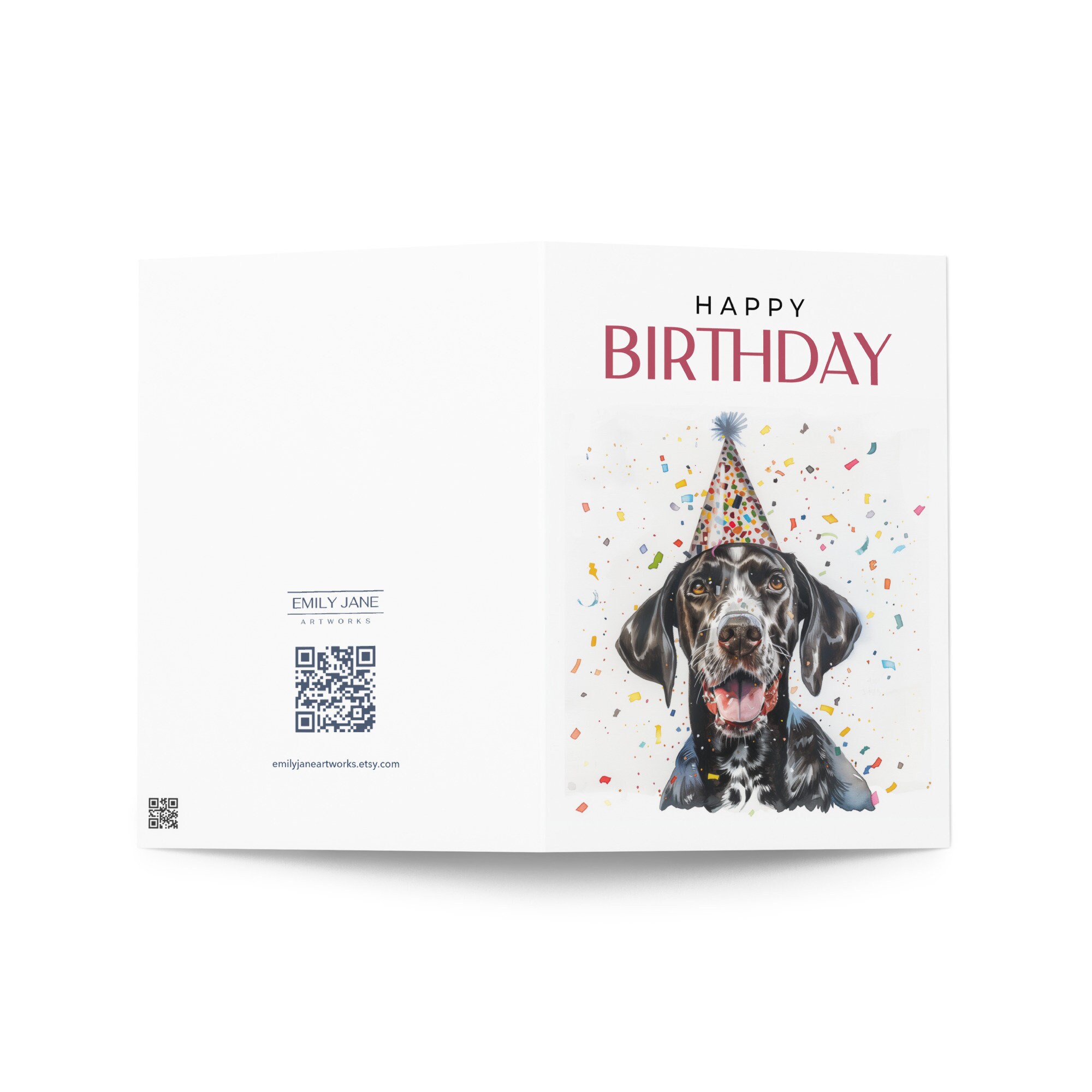 German Shorthaired Pointer Birthday Card - Etsy