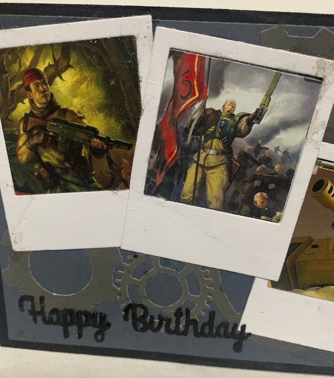 Happy Birthday Card Warhammer 40K Imperial Guard Theme - Etsy