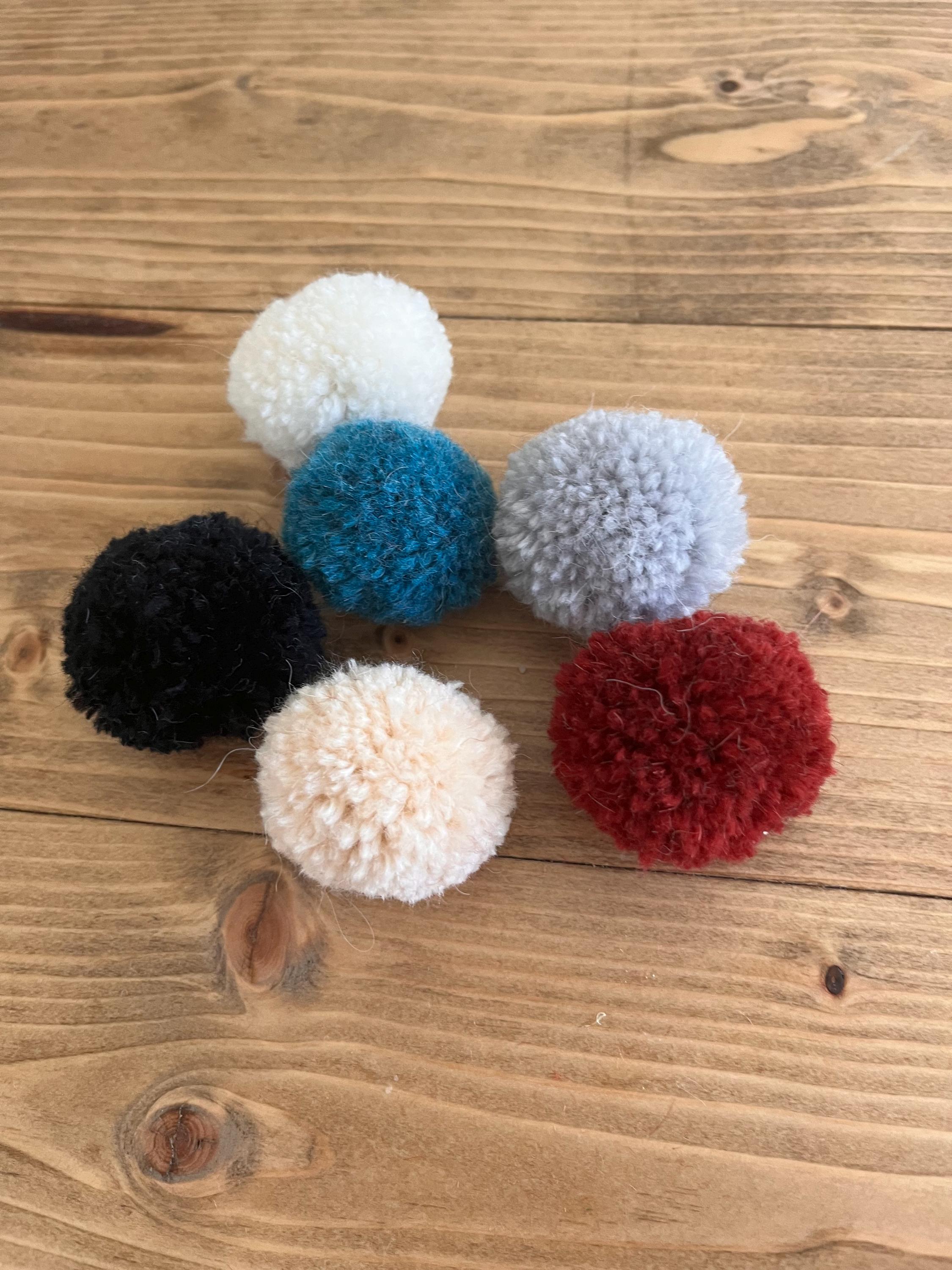 Floof Poufs: Natural Fiber Pom Pom Cat Toys - 6 Pack - Etsy